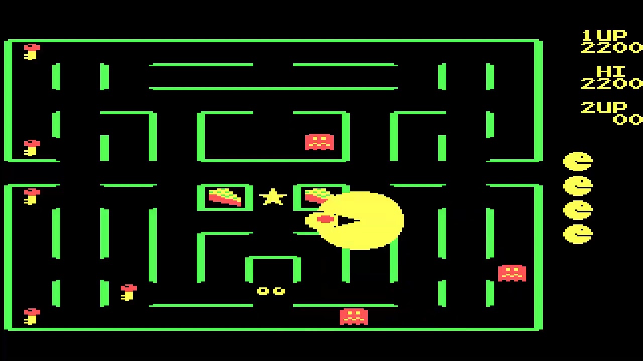 SUPER PACMAN CGA SUPER PAC MAN 1989 MICROSOFT DOS IBM PC COMPATIBLE ...