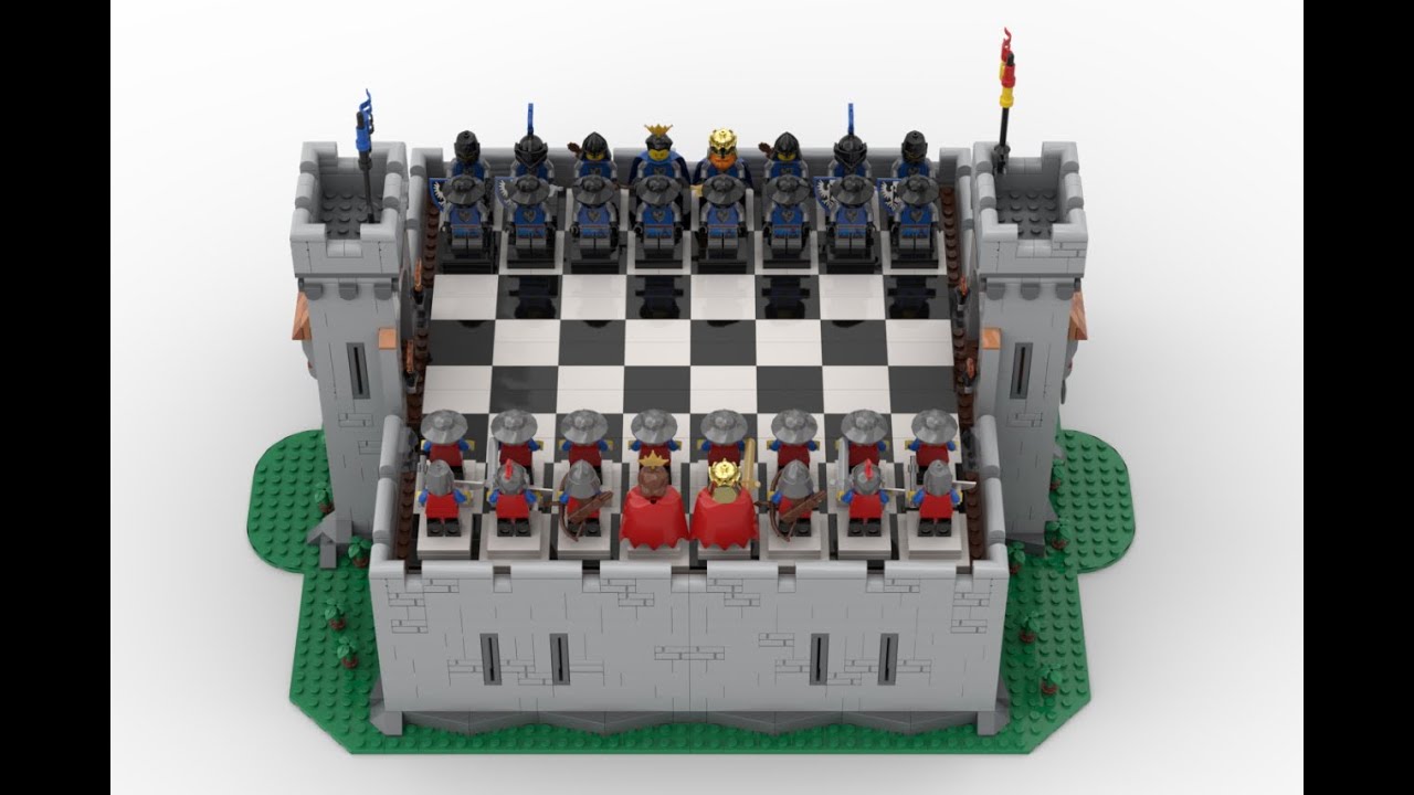 Castle Wall & half Chess Board / Lego Ideas - YouTube