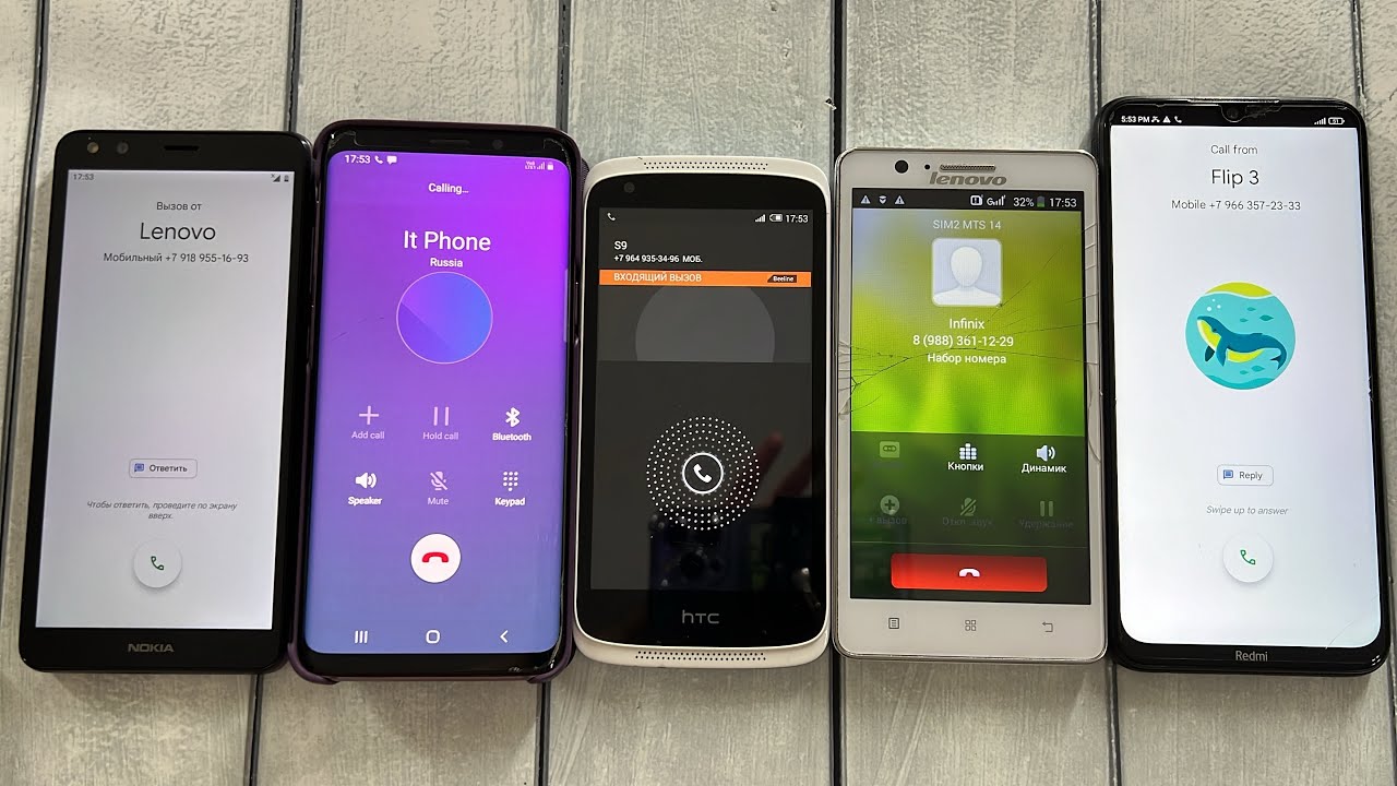 Nokia Plus C01 & Samsung s9 & Lenovo & HTC Desire & Redmi Note 8 ...