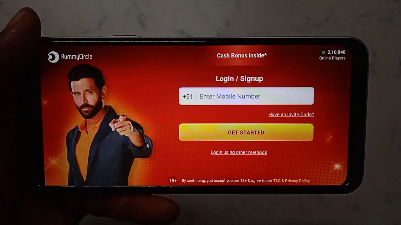 How to login account in Rummy Circle | account kaise login Kare | login ...
