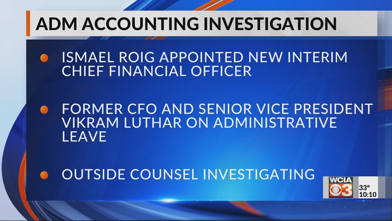ADM suspends CFO amid accounting investigation - YouTube