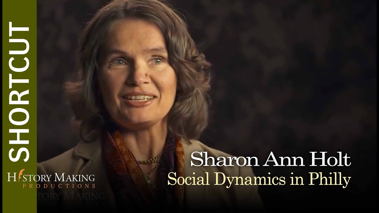 Sharon Ann Holt on Social Dynamics in Philadelphia - YouTube