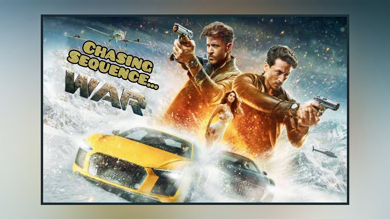 Hrithik Roshan and Tiger Shroff chasing sequences from War || #action #bollywood - YouTube