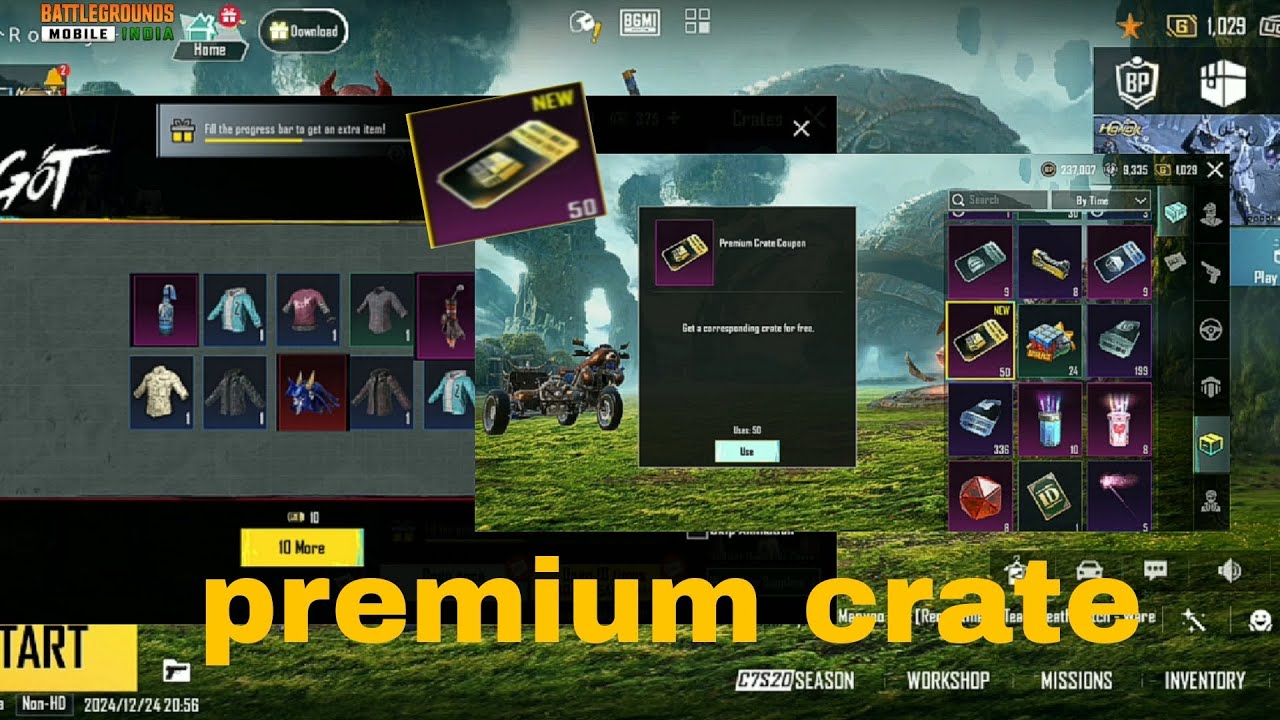 open premium crate 50? 😍🥵 - YouTube