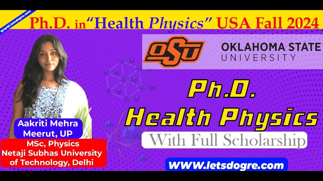 Oklahoma, USA, PhD-Health Physics Admission | full scholarship - YouTube