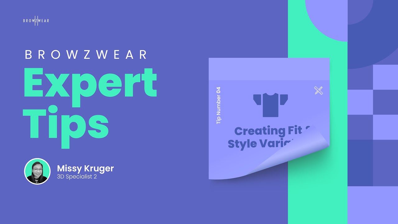 Browzwear Expert Tips: Applying Fit and Style Variations - YouTube