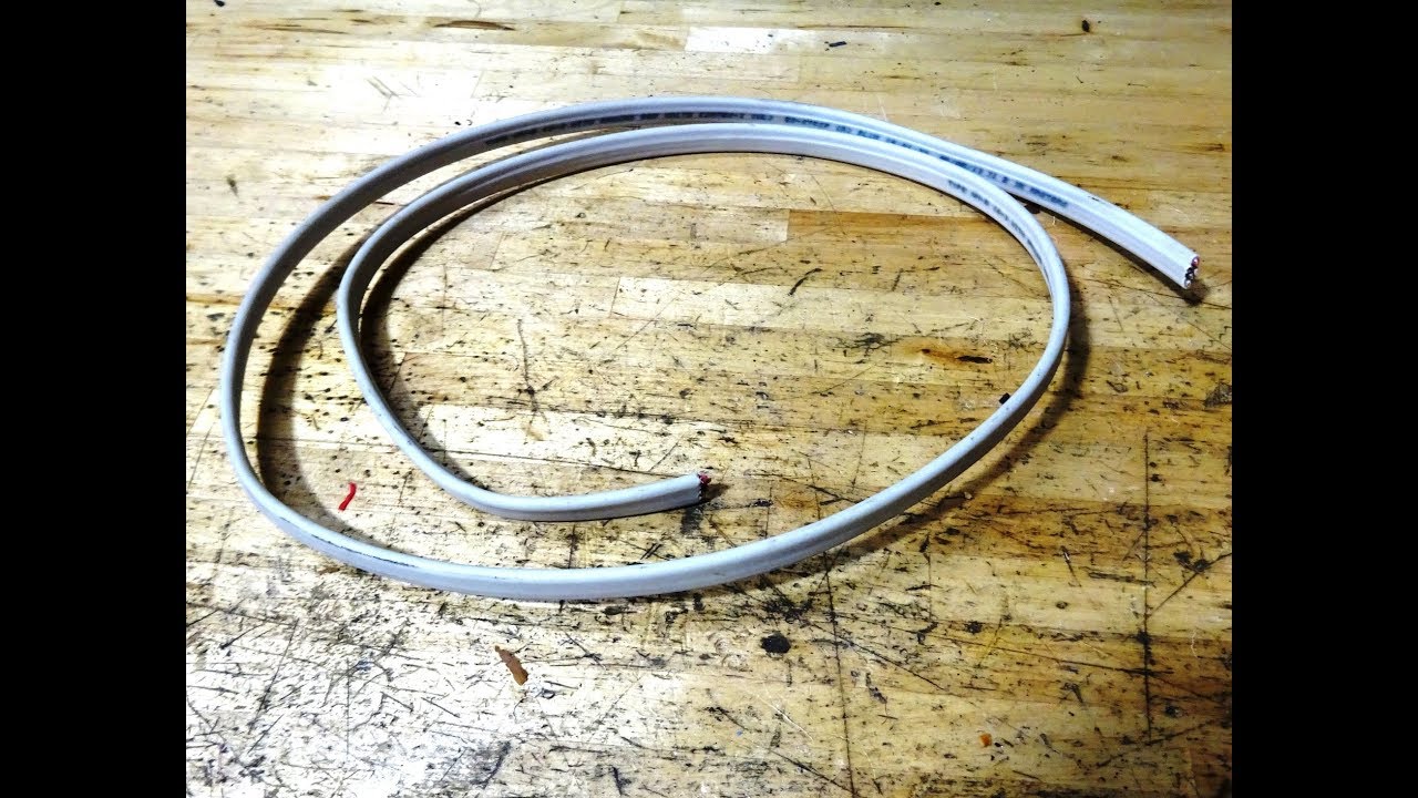 Stripping 14-3 w/ground Solid Romex Wires - YouTube