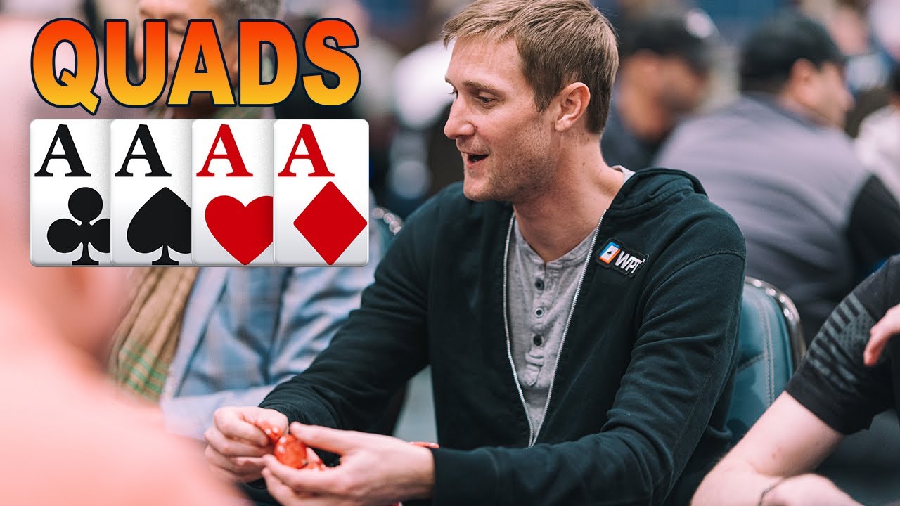 QUAD ACES! And I Get Raised! - YouTube
