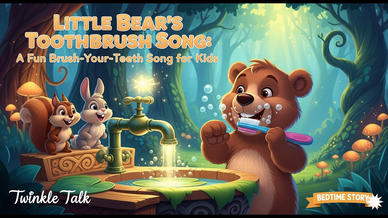 Little Bear’s Toothbrush Song: A Fun Brush-Your-Teeth Song for Kids ...