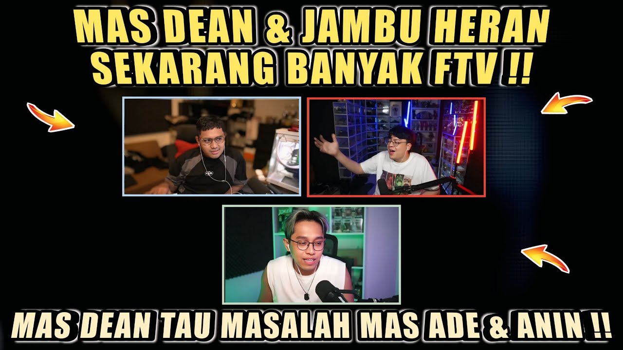 MAS DEAN & JAMBU Heran Sekarang Banyak Ftv MAS DEAN Tau Masalah MAS ADE ...