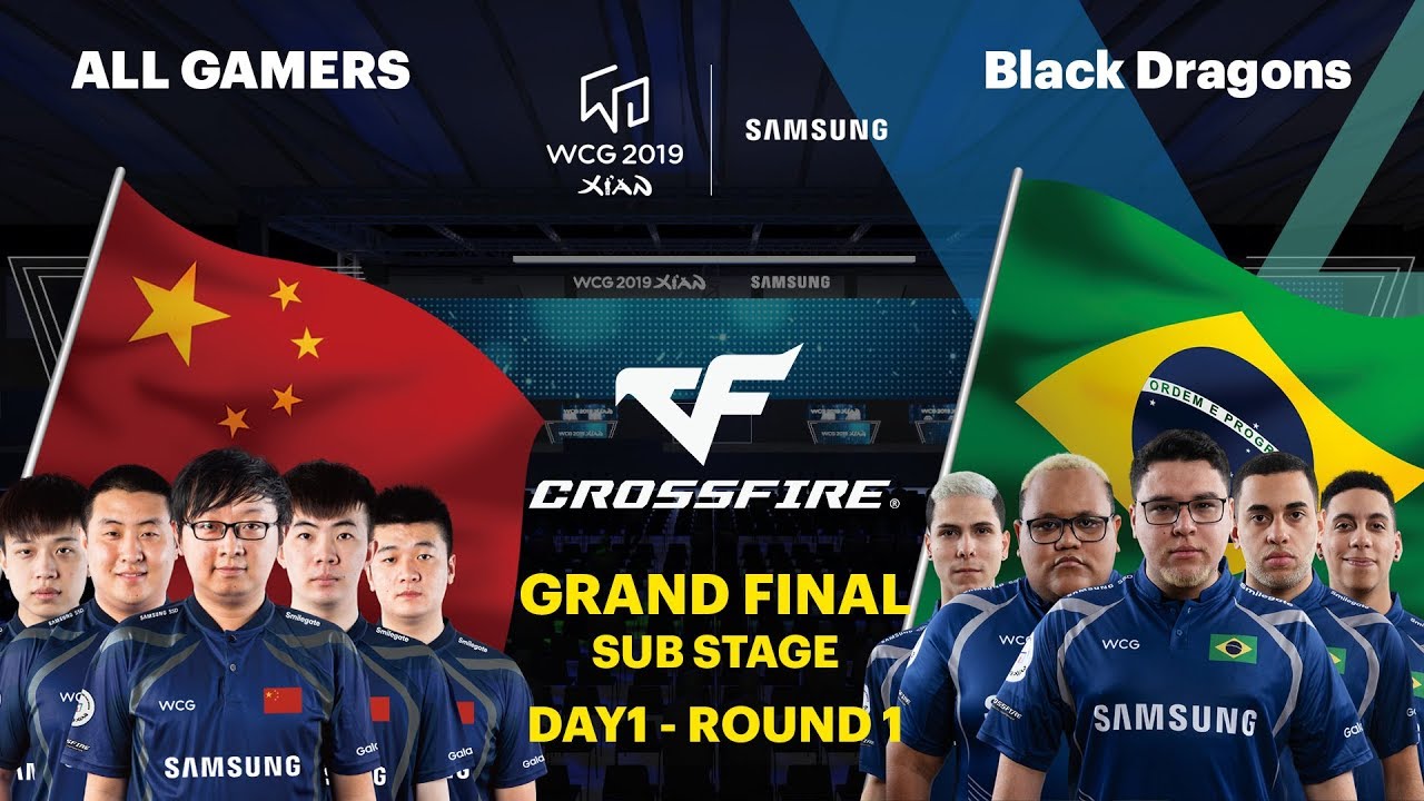 WCG 2019 GF | Crossfire Group Stage | ALL GAMERS vs Black Dragons - YouTube