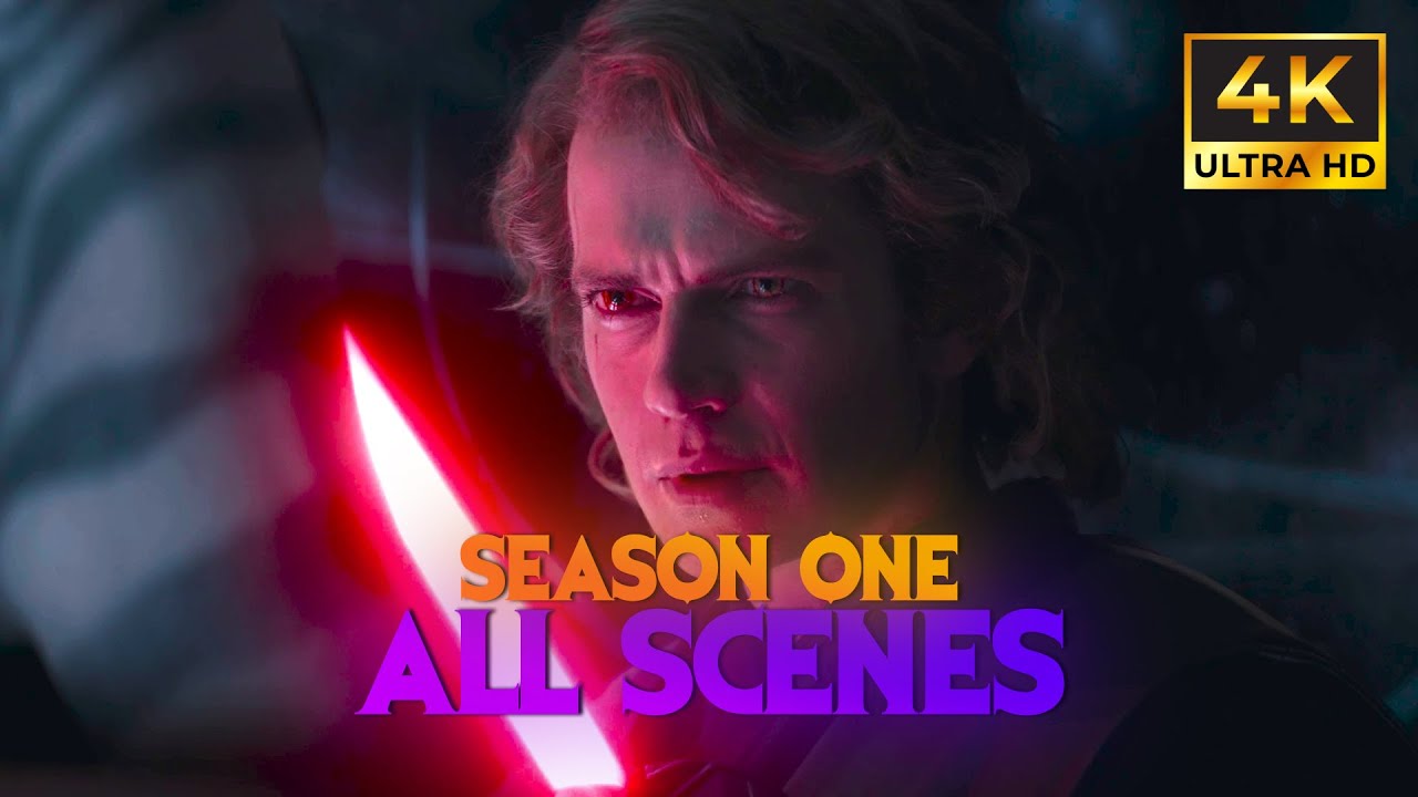 Anakin Skywalker All Scenes 4K - Ahsoka Series - YouTube
