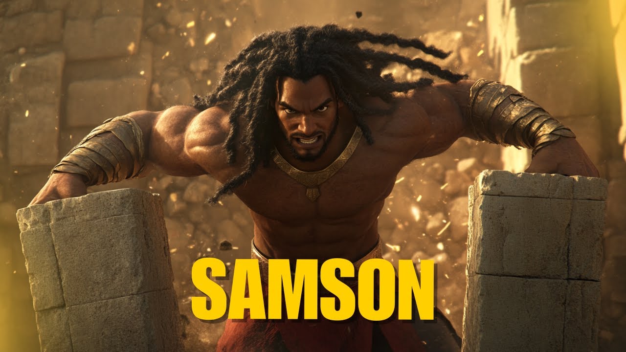 story of samson: ai bible stories - YouTube