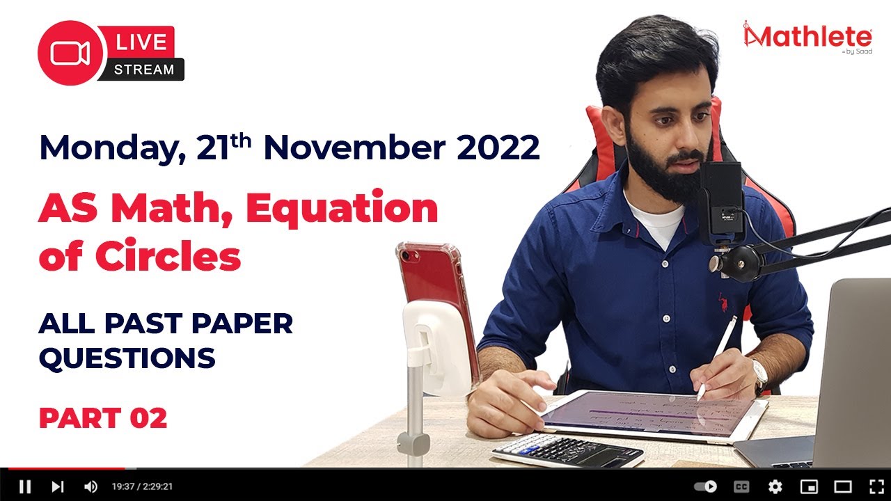AS Level Math - P1 - Equation of Circles - All Past Paper Questions ...