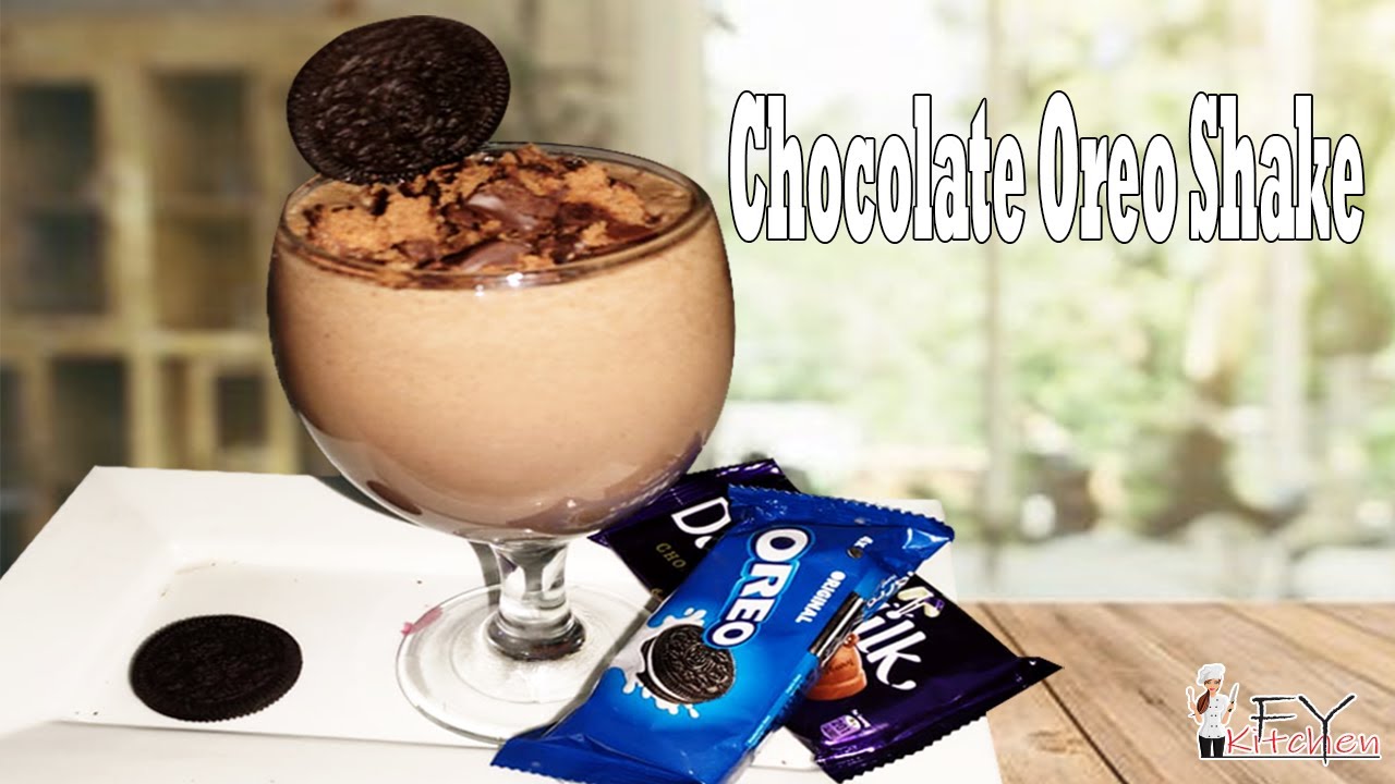 Chocolate Oreo Shake | Chocolate Shake | Oreo Shake | Milk Shake ...