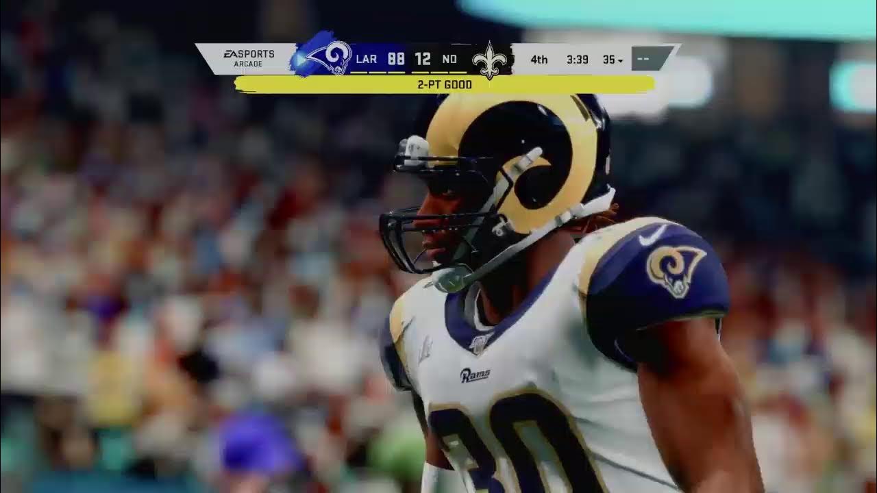 MADDEN "NFL 20"LA RAM VS ? 50+ TOUCH DOWNS - YouTube