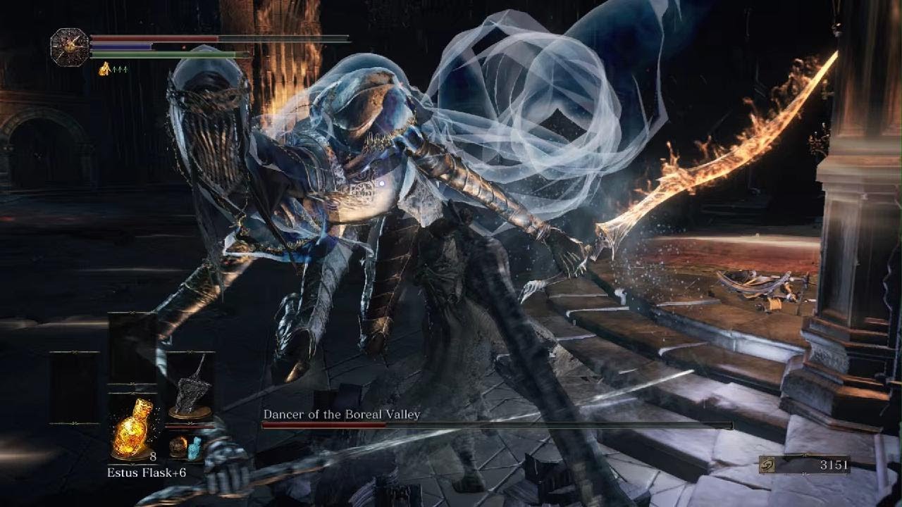 Dancer of the Boreal Valley Boss in ds3 PS5 - YouTube