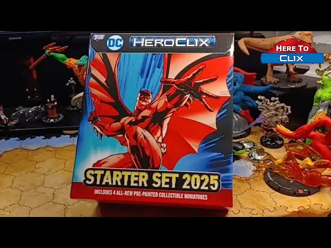 HeroClix DC Starter Set 2025 unboxing - YouTube