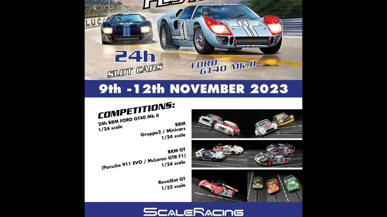 Saturday night racing @132slotcar.us - YouTube