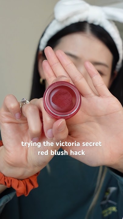 Victoria Secret RED blush hack #victoriasecret #makeuptips #blushtutorial - YouTube