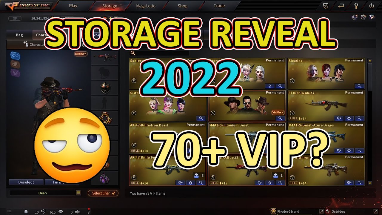 CFPH: RhodosG3rund Storage reveal and Account tour (2022) | Crossfire ...