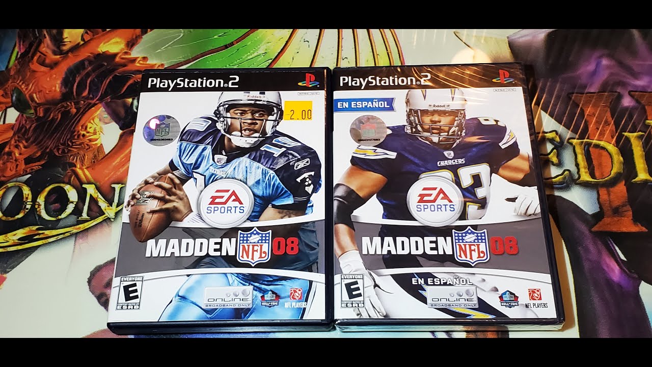 Madden NFL 08 Mexico Exclusive Variant on PlayStation 2 - YouTube