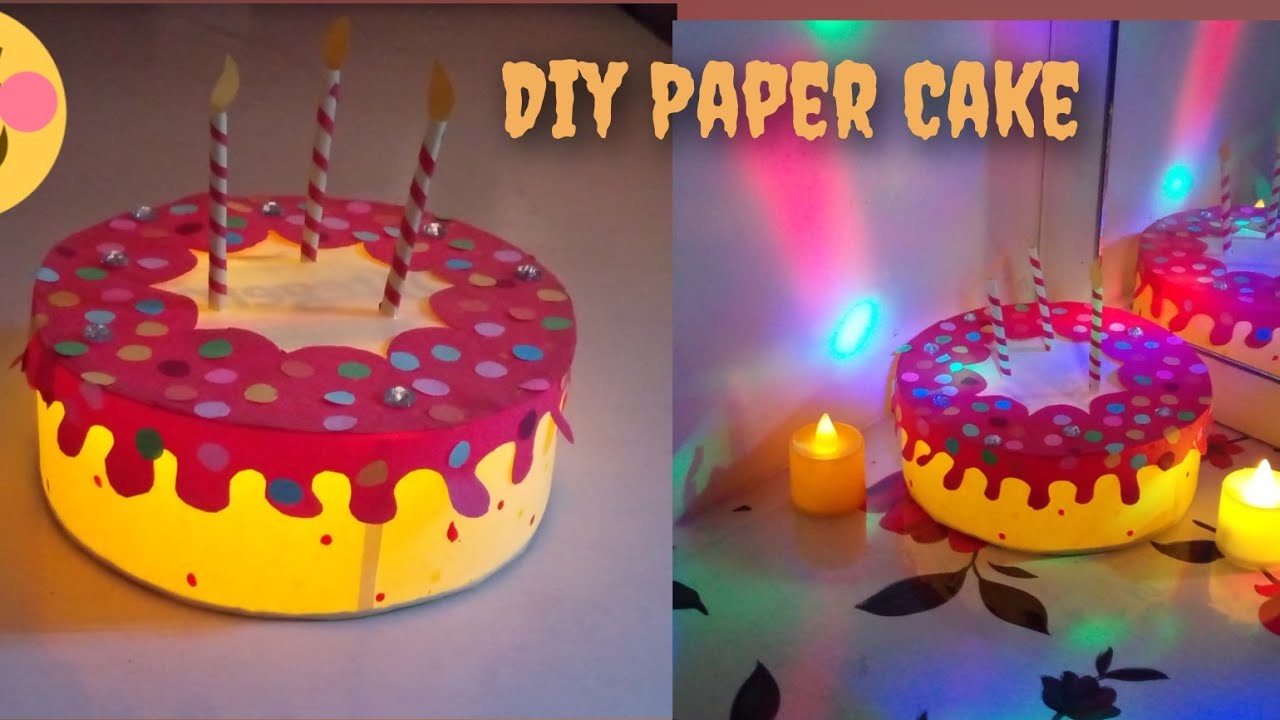Diy Paper Cake 🎂 GiftBox Ideas | Paper Cake Tutorial How To Make Paper ...