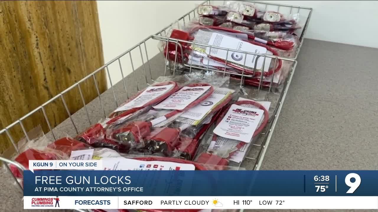 FREE gun locks at PCA - YouTube