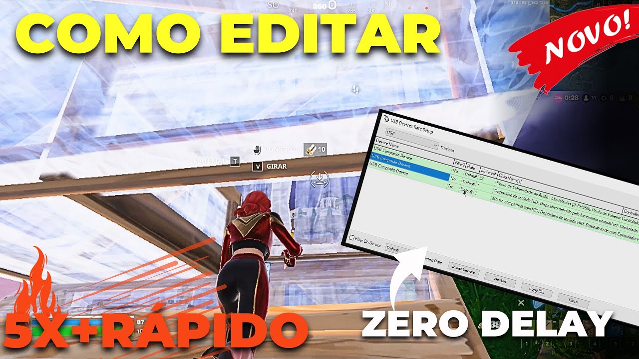 O MELHOR PROGRAMA PARA DIMINUI INPUT LAG USB DEVICES RATE SETUP de ...