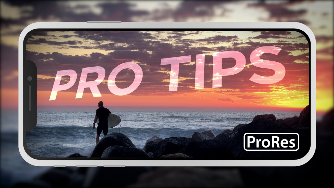PRO TIPS for Shooting iPhone ProRes Video - YouTube