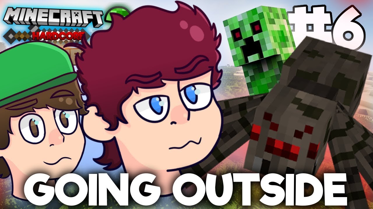 GOING OUTSIDE | Minecraft Hardcore #2 Episode 6 - YouTube