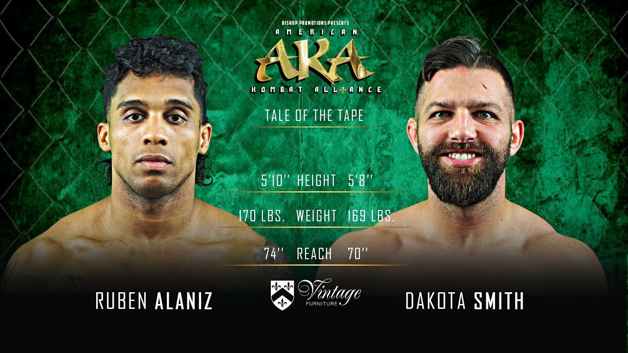 AKA 33 Bout 6 Ruben Alaniz vs Dakota Smith - YouTube