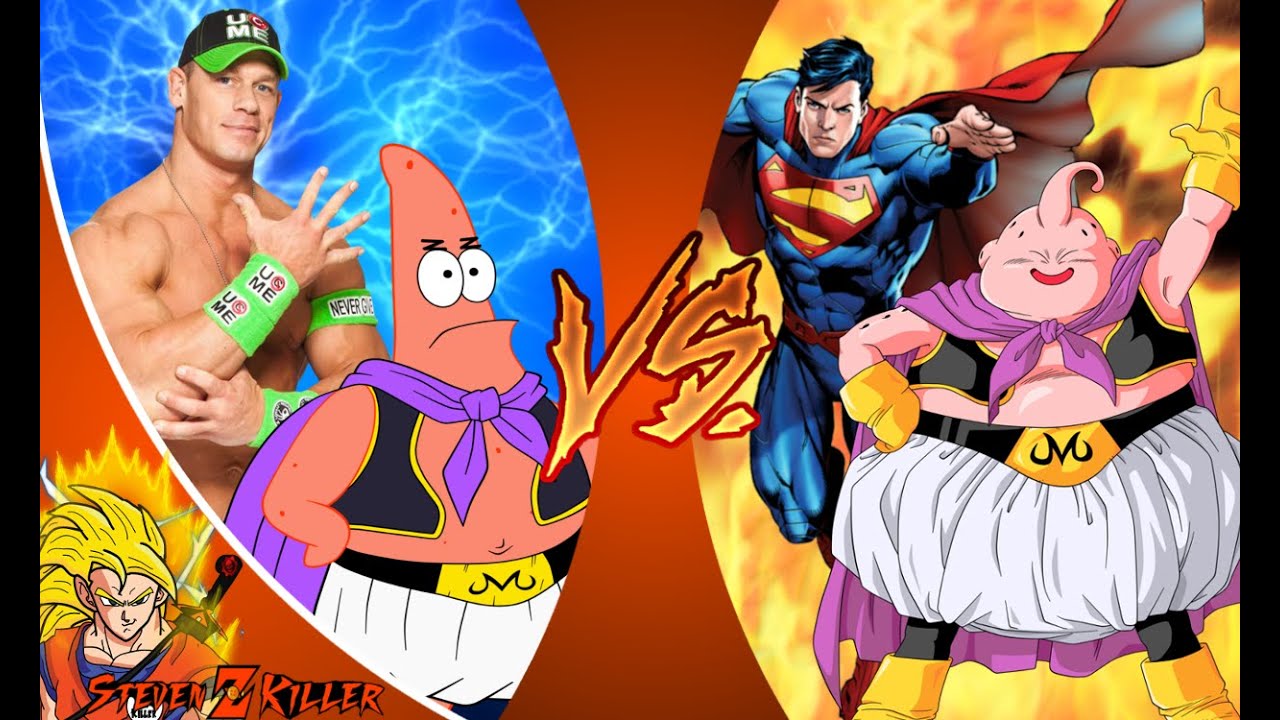 PATRICK STAR vs MAJIN BUU! and JOHN CENA vs SUPERMAN! Salt Assault ...