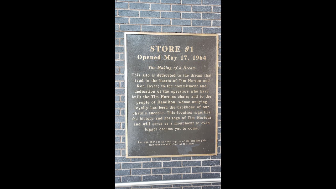 Our Very First Tim Horton's Location - YouTube