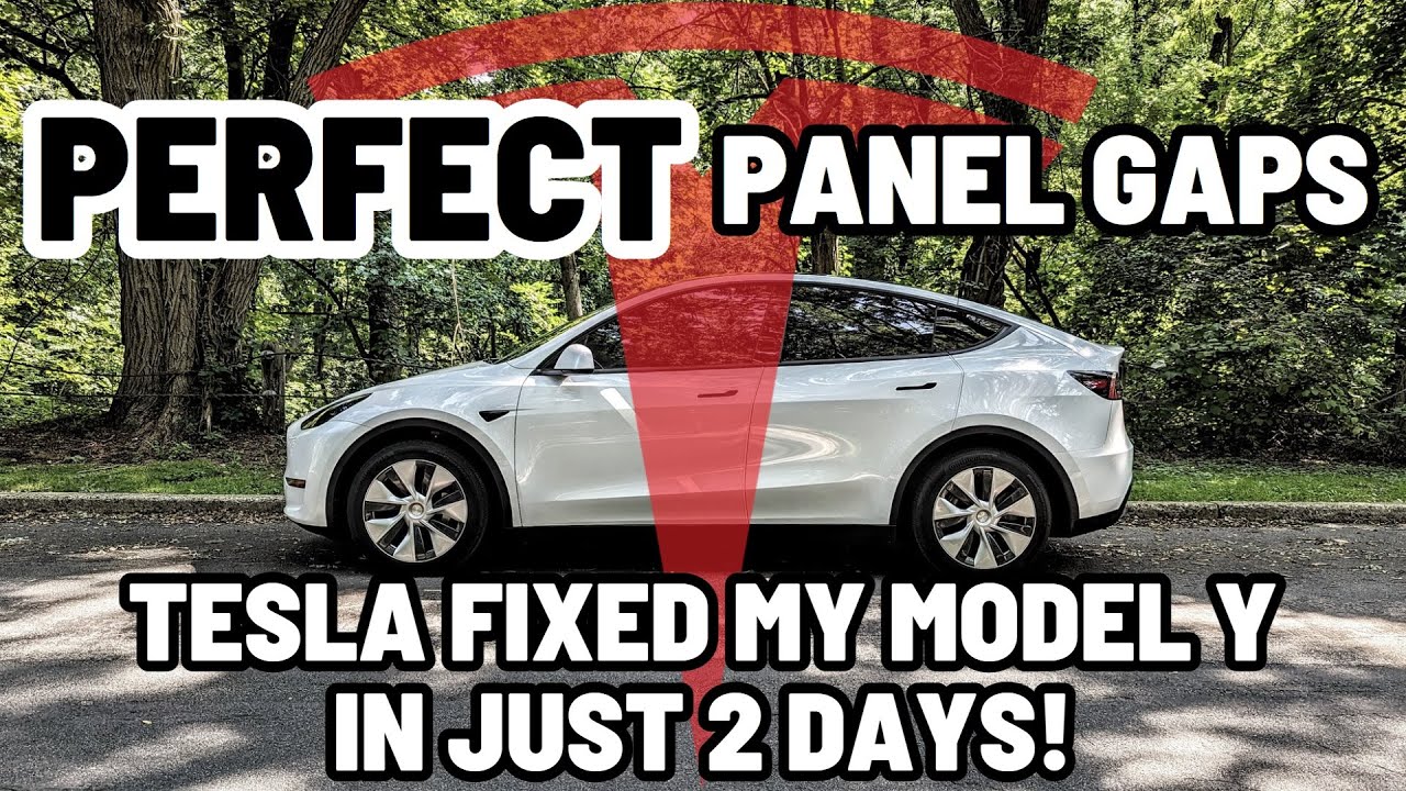 Here's Every Issue On My New Model Y. Tesla Fixed EVERY Panel Gap Issue ...
