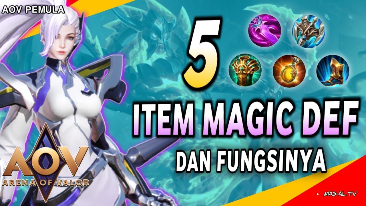 5 Item AoV Magic Def Dan Fungsinya - Tutorial Aov Pemula 2022 || Arena ...