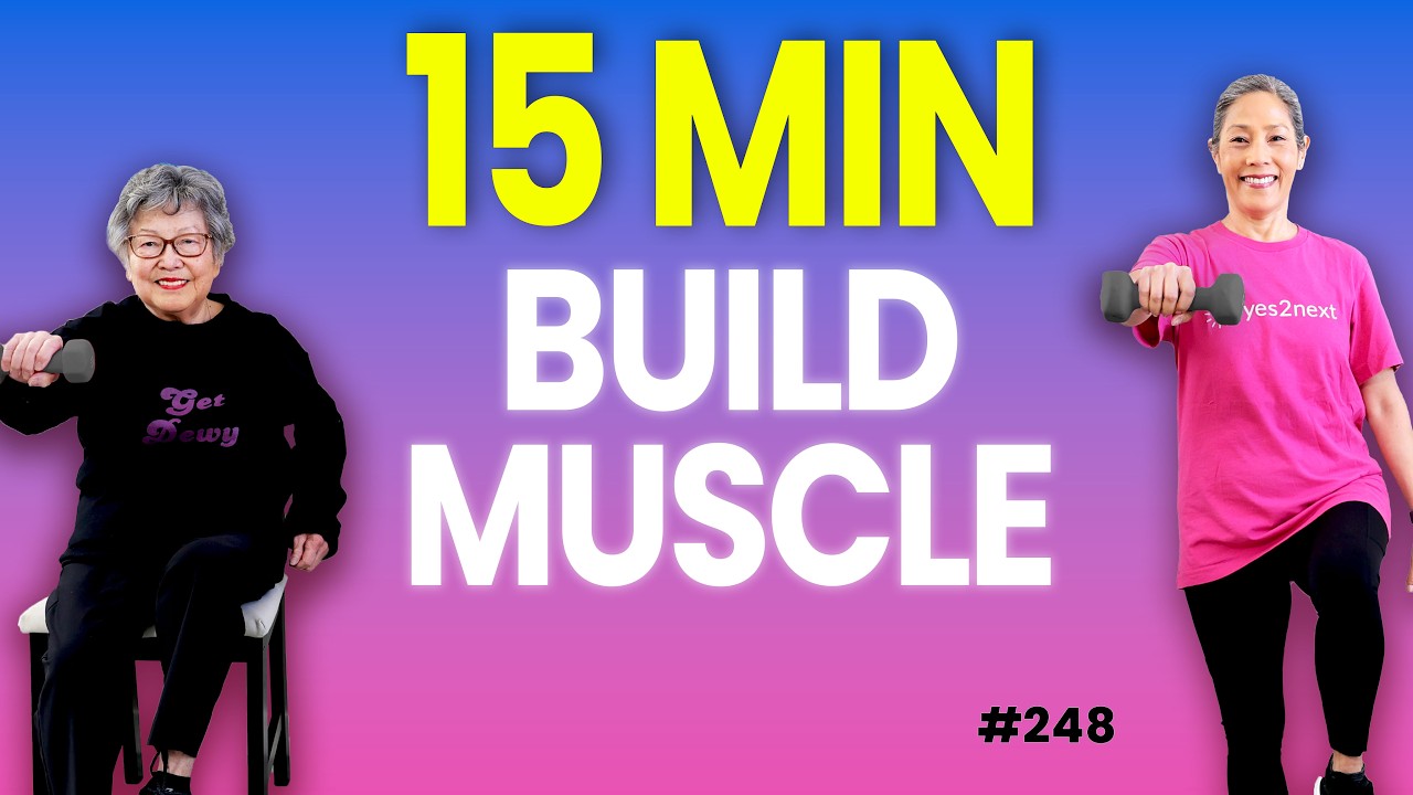15-Min Strength Workout | Build Muscle with This Low-Impact Routine ...