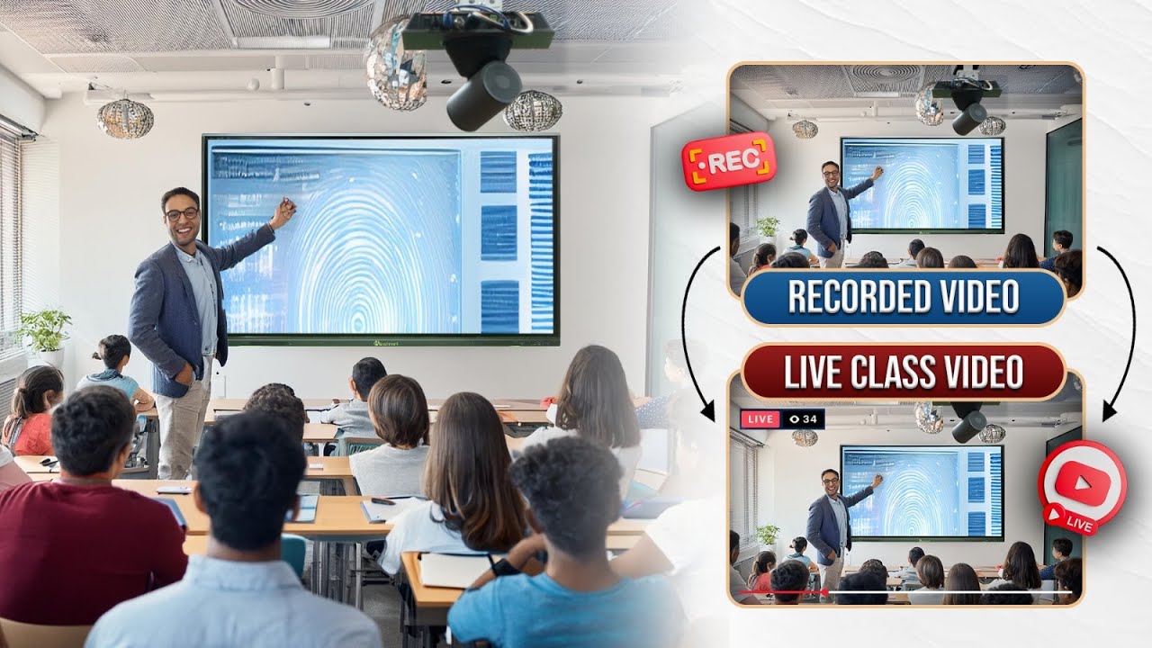 Recorded Video Lecture Live कैसे करते हैं ? I Smart Infovision I ...