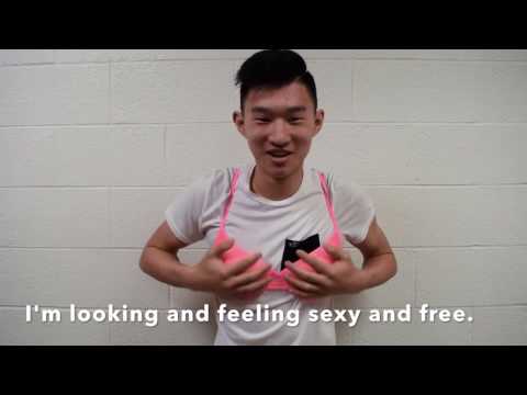BOYS WEAR BRAS FOR A DAY