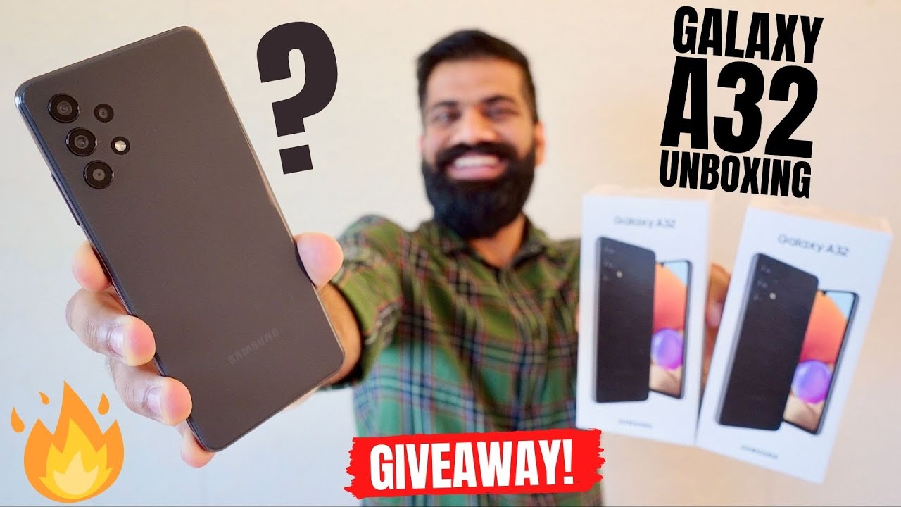 Samsung Galaxy A32 Unboxing And First Look Samoled 90hz 64mp