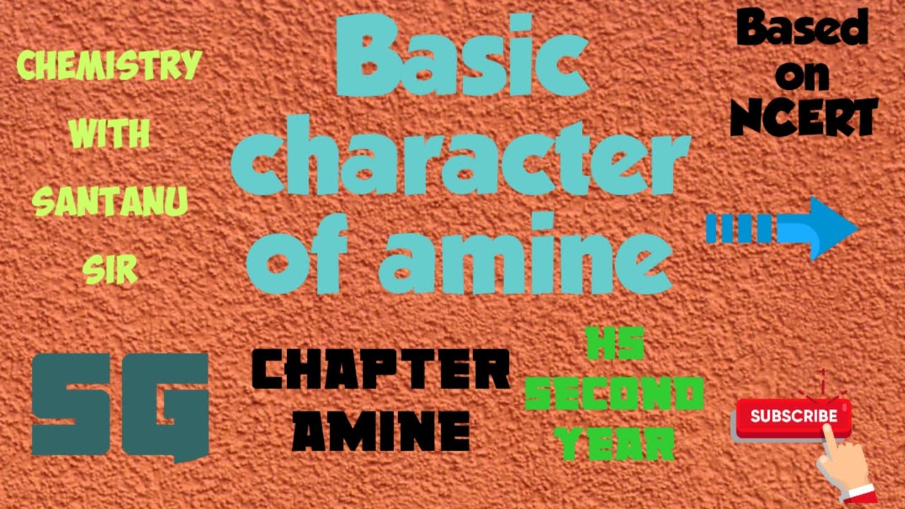 Basic character of amine - YouTube