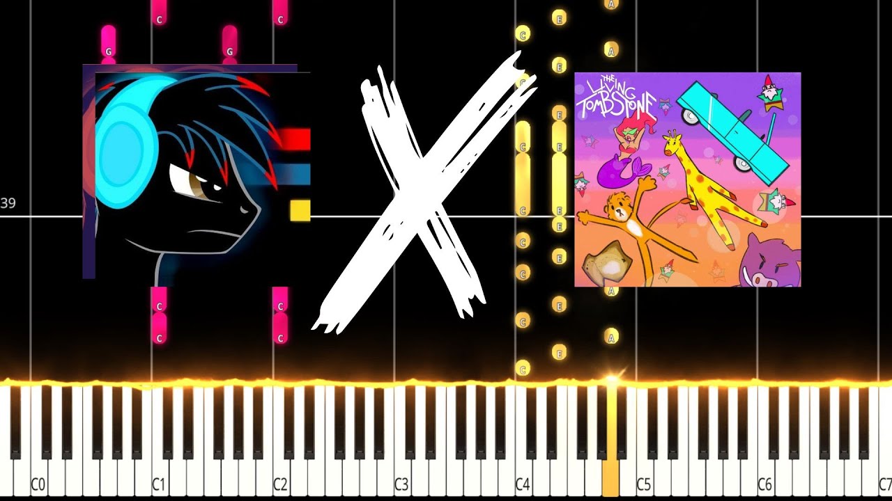 Discord X My Ordinary Life | The Living Tombstone PIANO TUTORIAL (Sheet ...