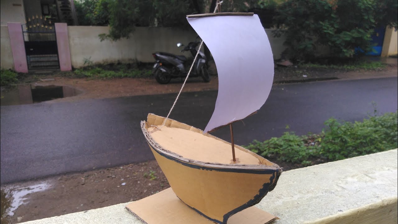 HOW TO MAKE A SIMPLE BOAT MODAL BY CARDBOARD FOR SCHOOL PROJECT how-to-make-a-simple-boat-modal-by-cardboard-for-school-project