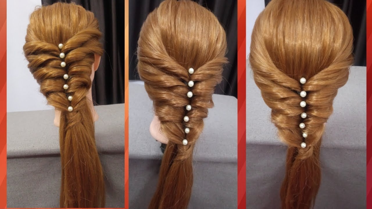 Fish Tail Hairstyle for girls☺😇 how to make fish Tail hairstyle. - YouTube