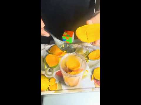 Live mango juice recipe #shorts #youtubeshorts