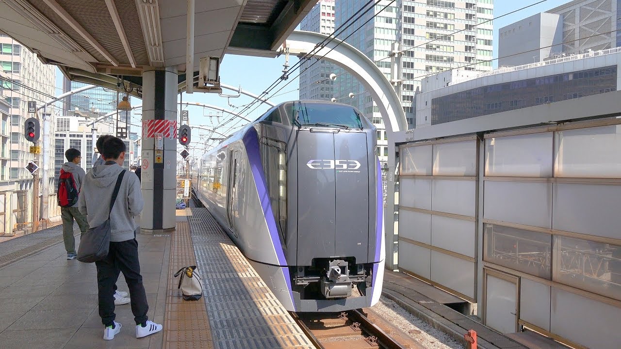 【4K】E353系S112編成あずさ8号 東京駅到着 - YouTube