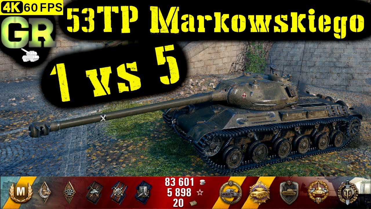 World of Tanks 53TP Markowskiego Replay - 11 Kills 5.8K DMG(Patch 1.4.1 ...