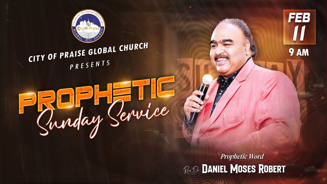 🔴🅻🅸🆅🅴 - Prophetic Sunday Service | 11 FEB 2024 | Rev.Dr.DANIEL MOSES ...