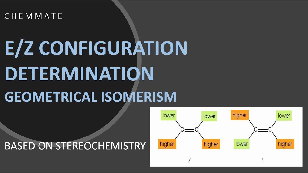 E/Z NOMENCLATURE/STEREOCHEMISTRY/CONCEPT IN CHEMISTRY - YouTube