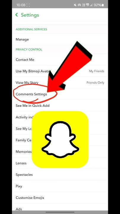 snapchat comments settings | snapchat spotlight reply settings | snapchat #shorts - YouTube